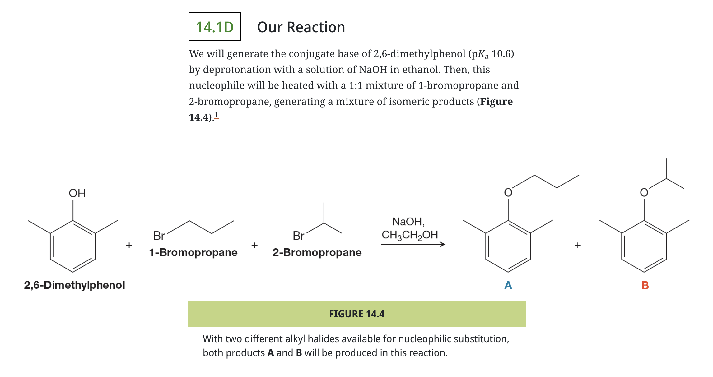 Solved 14.1D Our ReactionWe will generate the conjugate base | Chegg.com