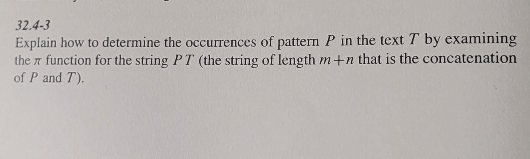 Solved 32.4−3 Explain how to determine the occurrences of | Chegg.com