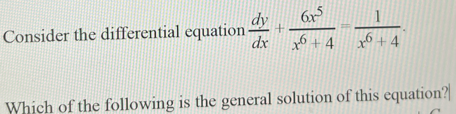 Solved Consider the differential equation | Chegg.com