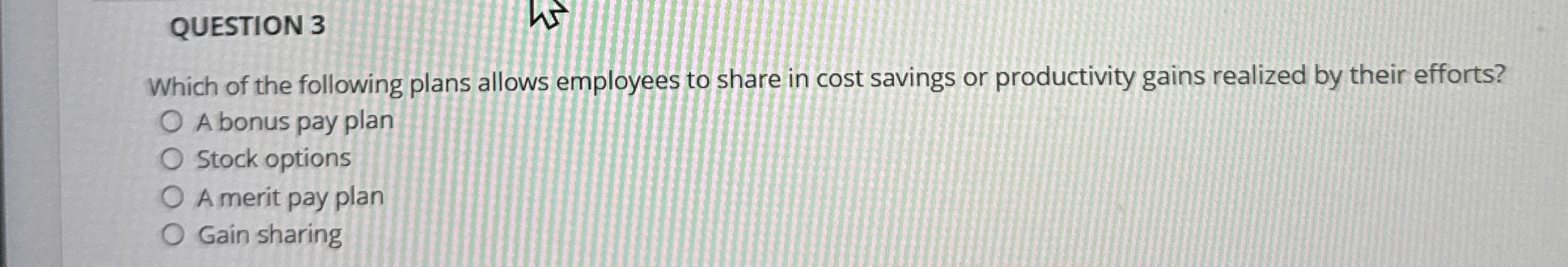 Solved QUESTION 3Which of the following plans allows | Chegg.com