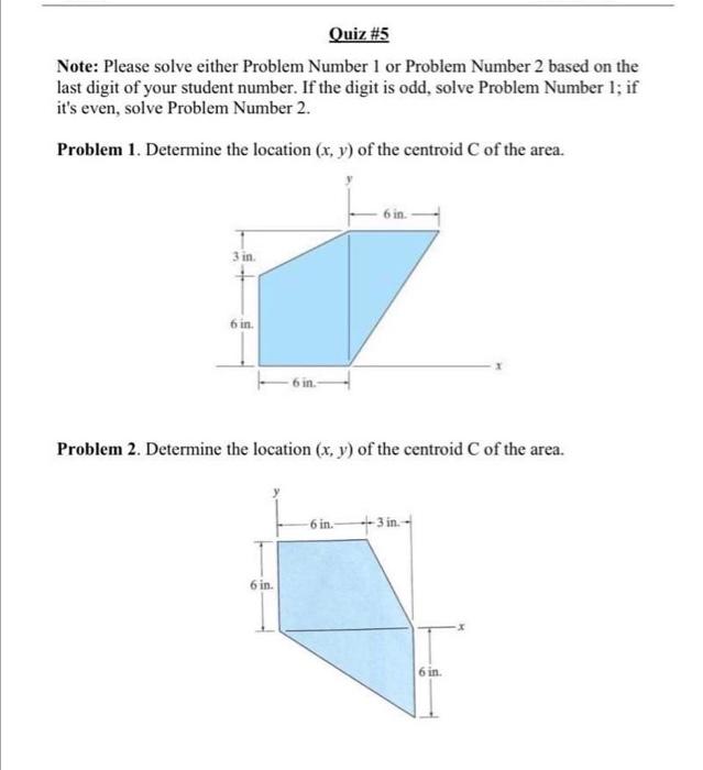 Solved Note: Please solve either Problem Number 1 or Problem | Chegg.com