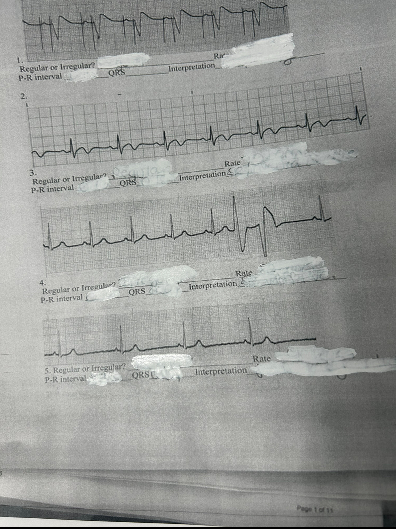Solved What is the name of each strip, what is the rate , | Chegg.com
