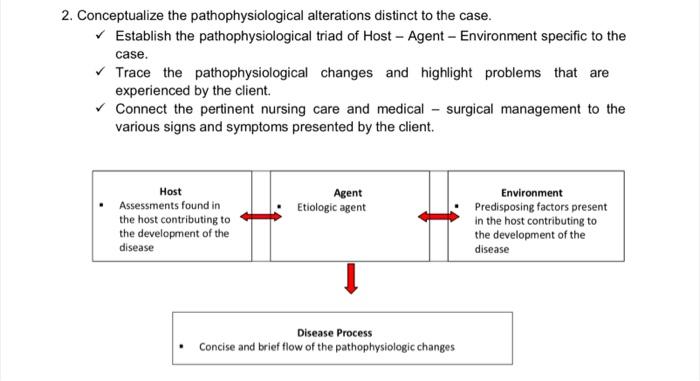Solved 2. Conceptualize the pathophysiological alterations | Chegg.com