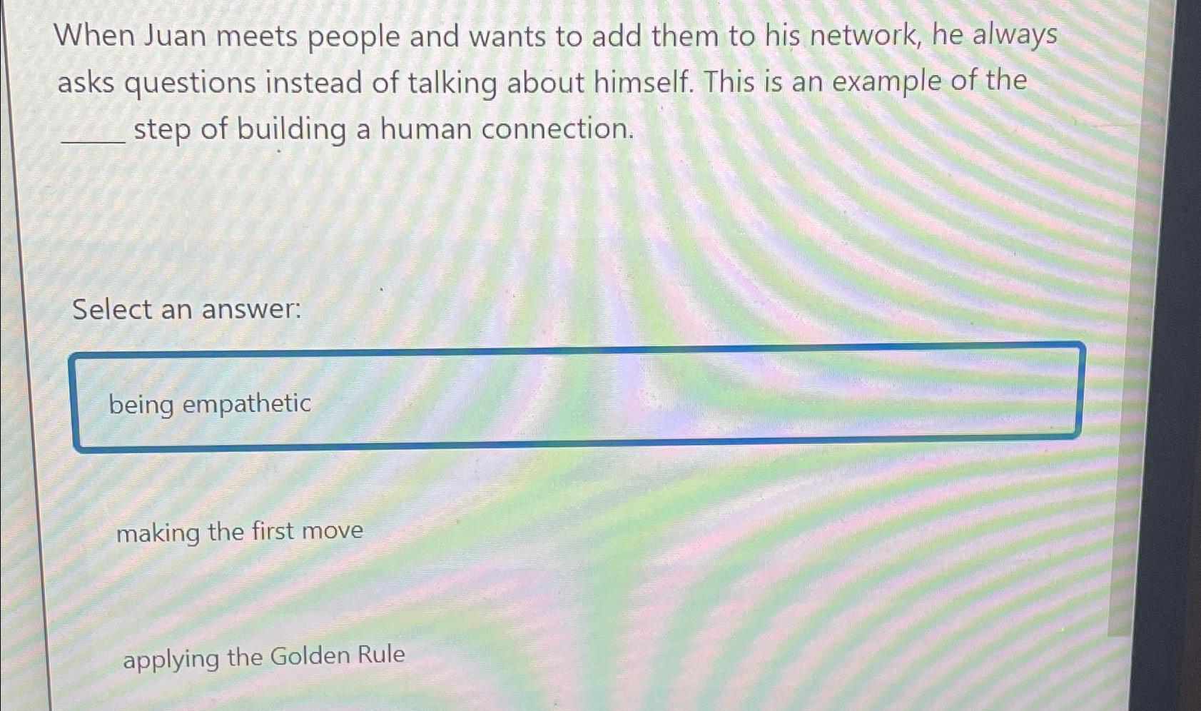 Solved When Juan meets people and wants to add them to his | Chegg.com