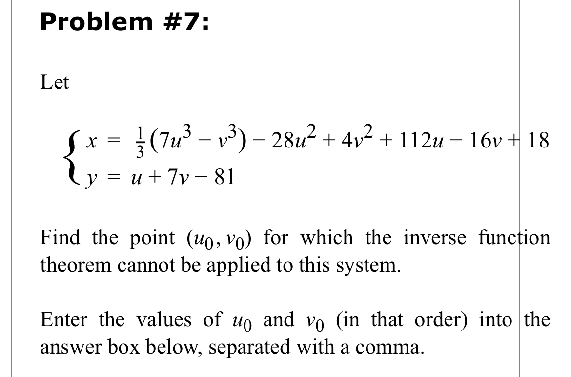 Solved Problem | Chegg.com