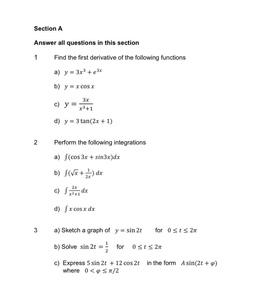 Solved Section Aanswer All Questions In This Section1 ﻿find