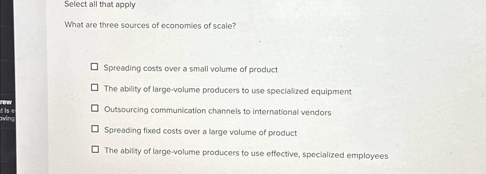 Solved Select all that applyWhat are three sources of | Chegg.com