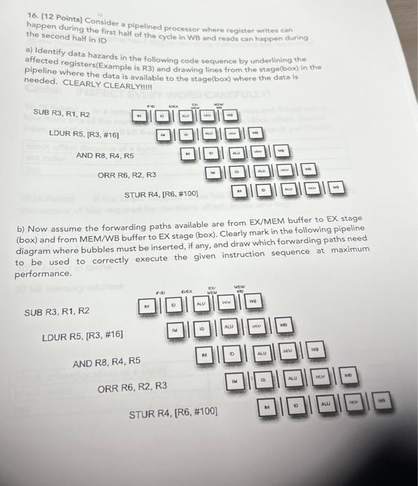 Solved 6. [10 Points] Consider two different implementations | Chegg.com