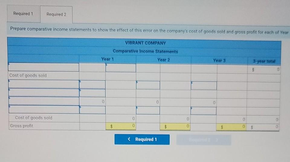 Solved Exercise 6-12 Analysis of inventory errors LO A2 | Chegg.com