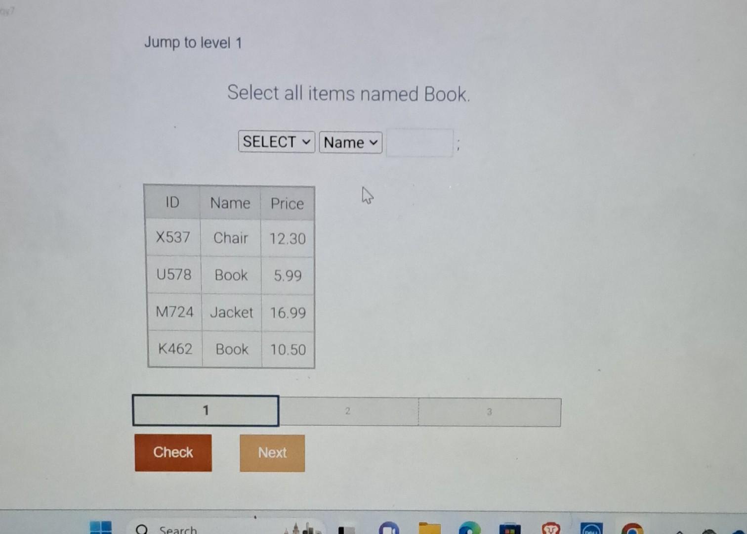 Solved Select all items named Book. | Chegg.com