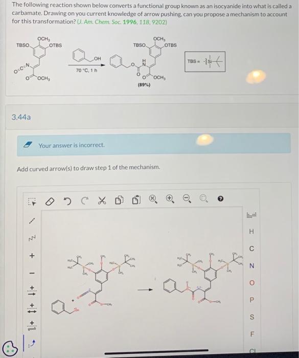 Solved The following reaction shown below converts a | Chegg.com