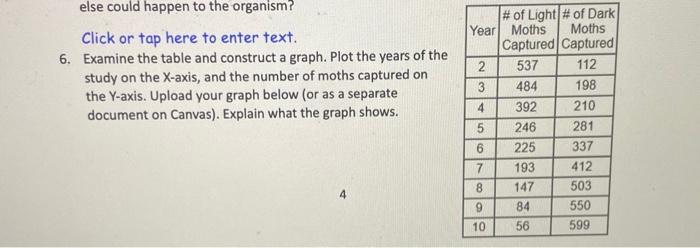 Solved Click Or Tap Here To Enter Text 6 Examine The Table