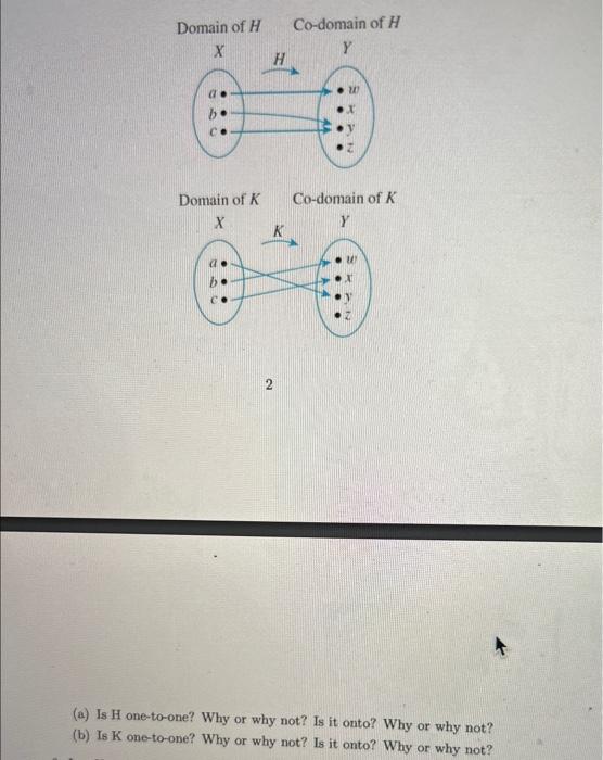Solved 4. Let X={a,b,c,d} and Y={e,f,g}. Define functions F | Chegg.com