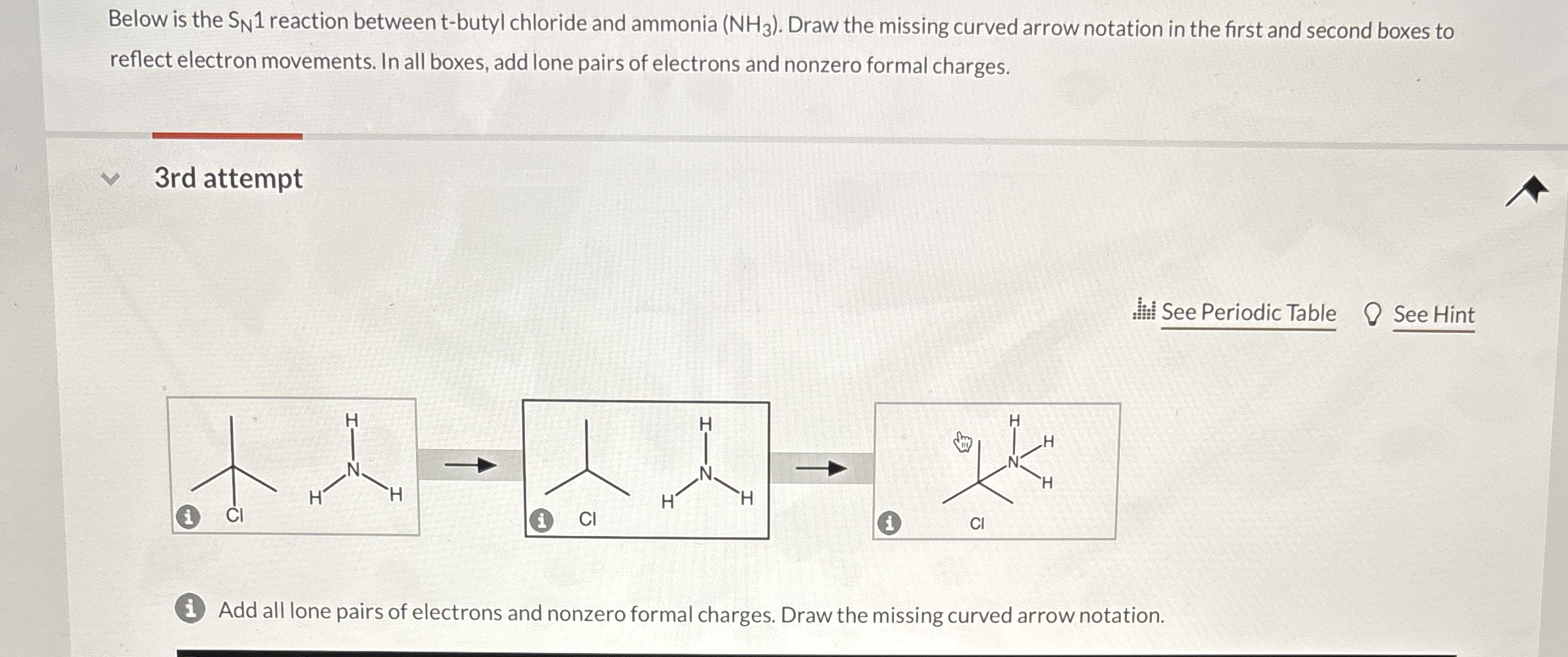 Solved by an EXPERT Below is the SN1 ﻿reaction between t -butyl ...