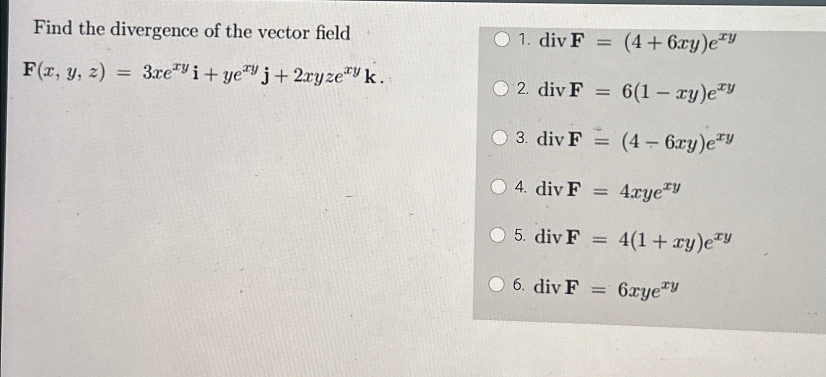 Solved Find the divergence of the vector | Chegg.com