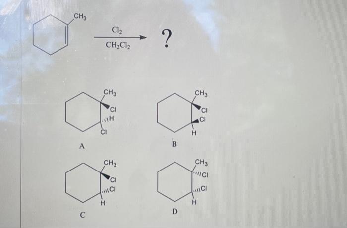 Solved CH2Cl2Cl2 | Chegg.com