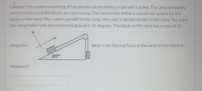 Solved consider the system consisting of two blocks | Chegg.com