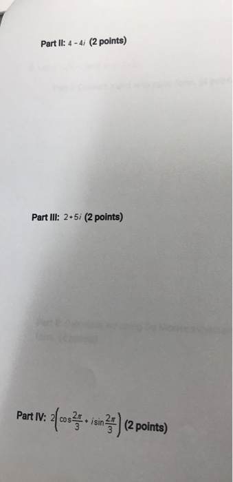 Solved 7. Compute the modulus and argument of each complex | Chegg.com