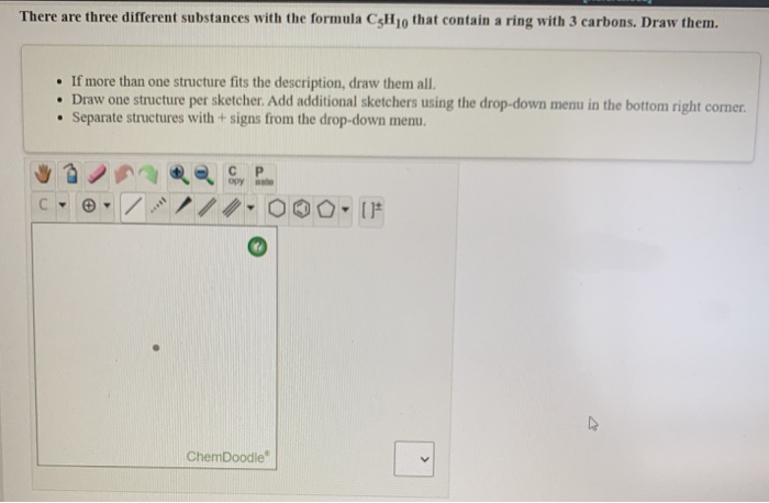 Solved There are three different substances with the formula | Chegg.com