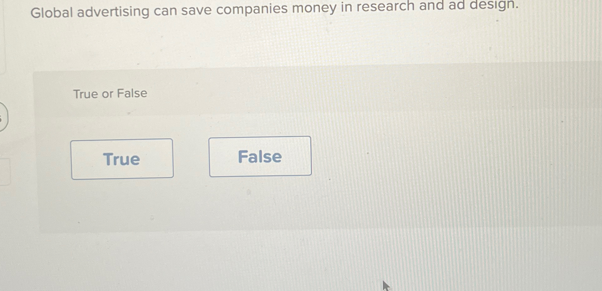 Solved Global advertising can save companies money in | Chegg.com