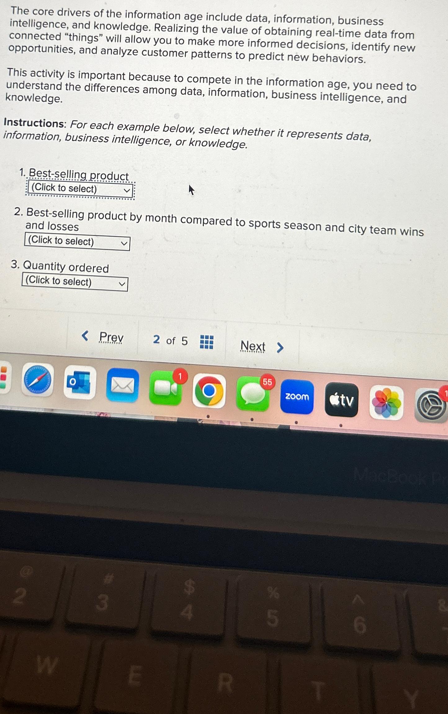 Solved The core drivers of the information age include data, | Chegg.com