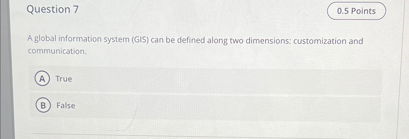Solved Question 7A global information system (GIS) ﻿can be | Chegg.com