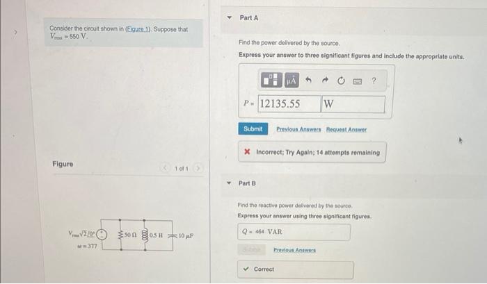 Solved Consider the circuit shown in (Egure 1) Suppose that | Chegg.com