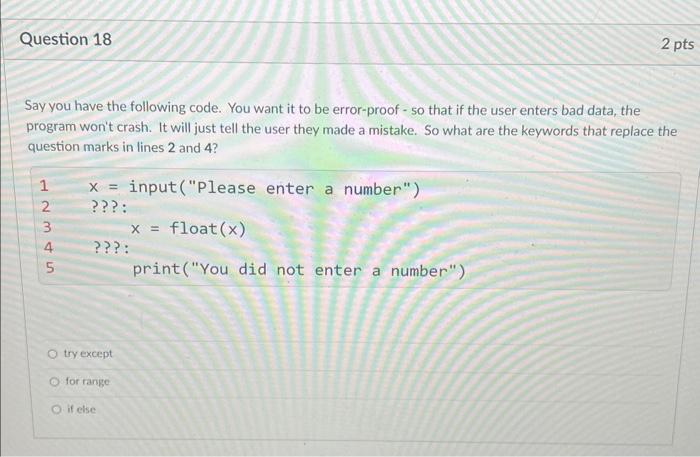 Solved Say you have the following code. You want it to be | Chegg.com