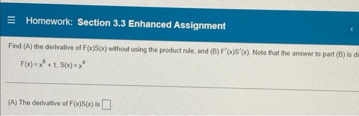 Solved Homework Section 3 3 Enhanced Assignment Find A