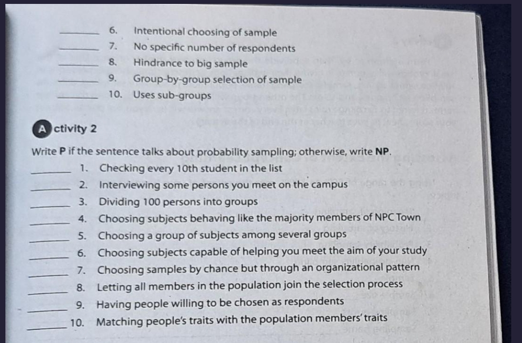 Individual Work. Identify what is being defined in | Chegg.com
