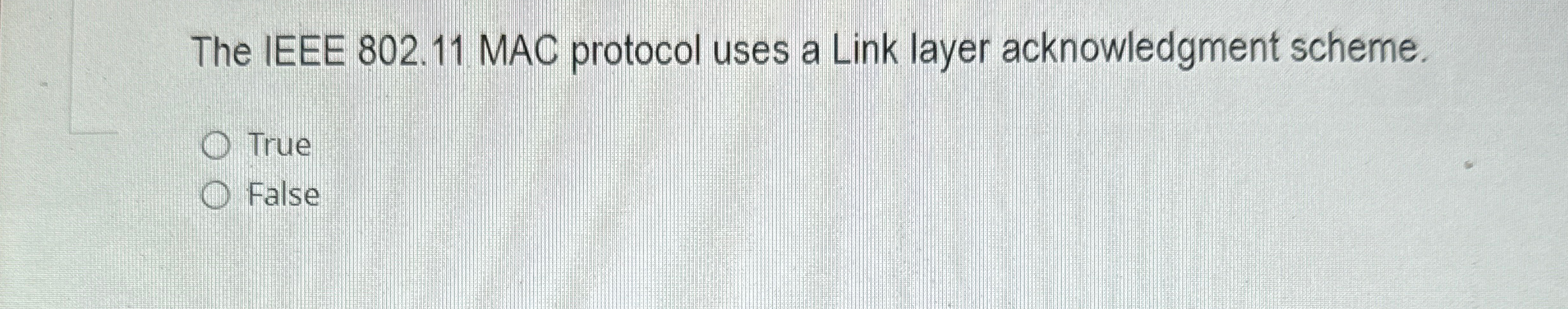 Solved The IEEE 802.11 ﻿MAC protocol uses a Link layer | Chegg.com