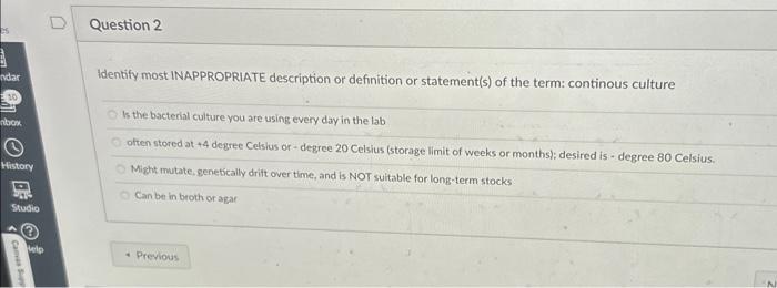 Solved Identify most INAPPROPRIATE description or definition | Chegg.com