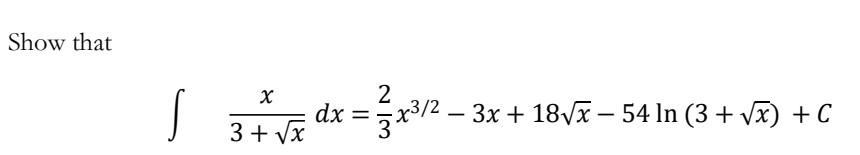 Solved TECHNIQUES OF INTEGRATION Solve the following | Chegg.com