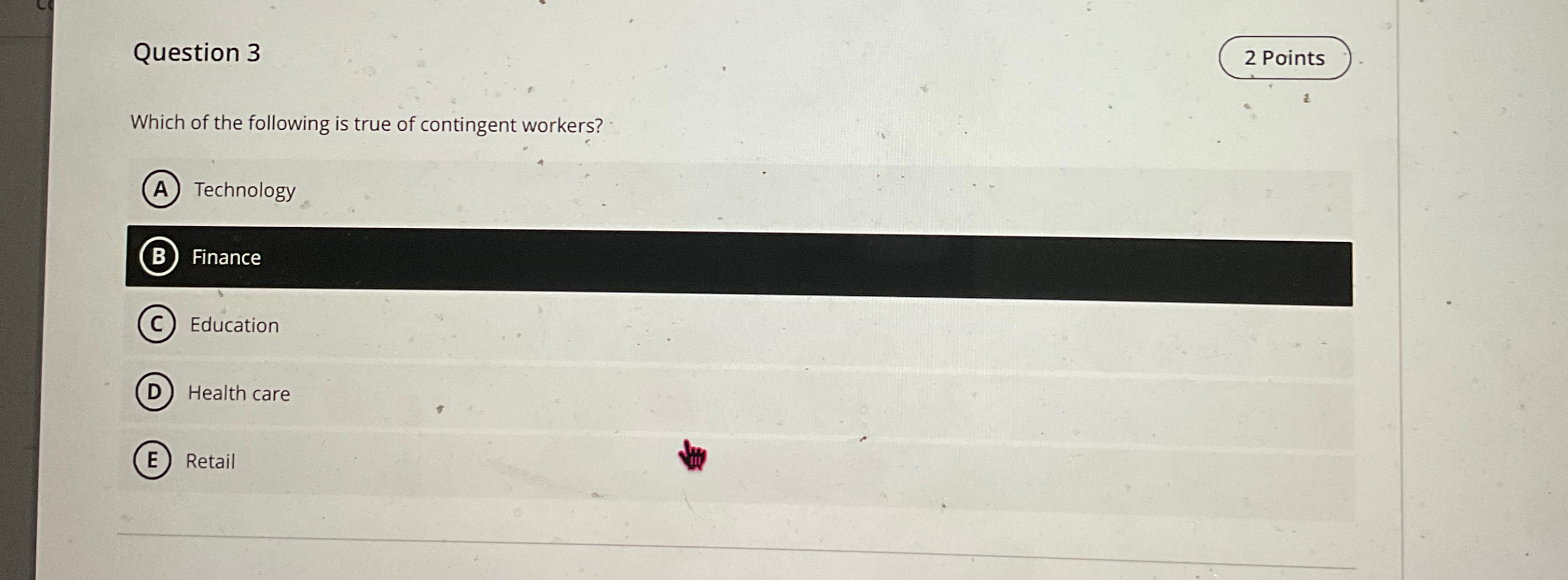 Solved Question 32 ﻿PointsWhich of the following is true of | Chegg.com