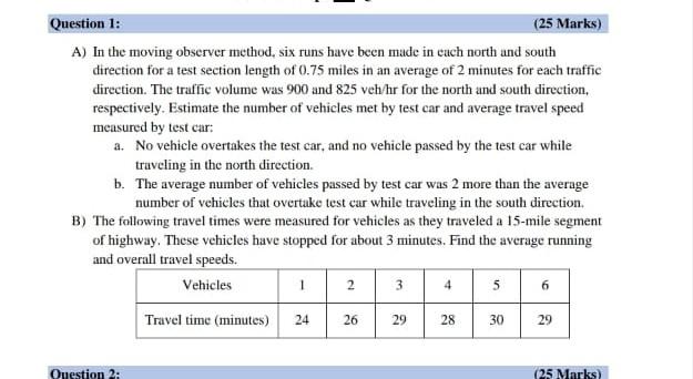 Solved Question 1: (25 Marks) A) In the moving observer | Chegg.com