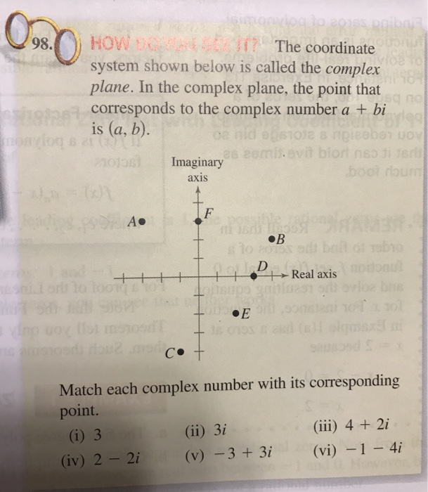 Solved 98. HOW ? The coordinate system shown below is called | Chegg.com