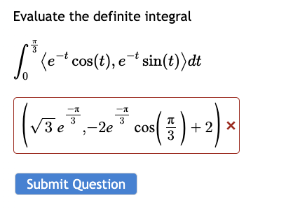 Solved Evaluate the definite integral ∫_0^((\pi | Chegg.com
