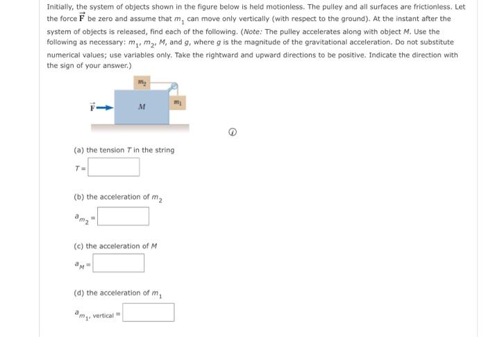 Solved Initially, the system of objects shown in the figure | Chegg.com