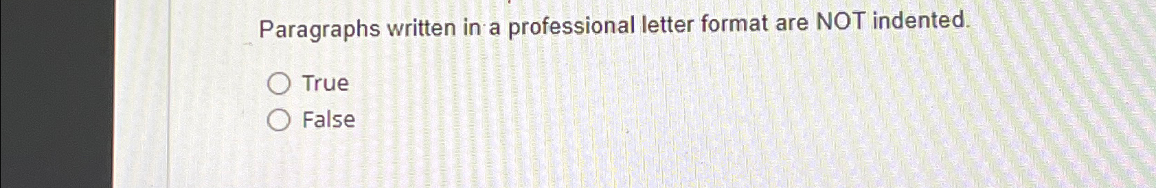 Solved Paragraphs written in a professional letter format | Chegg.com