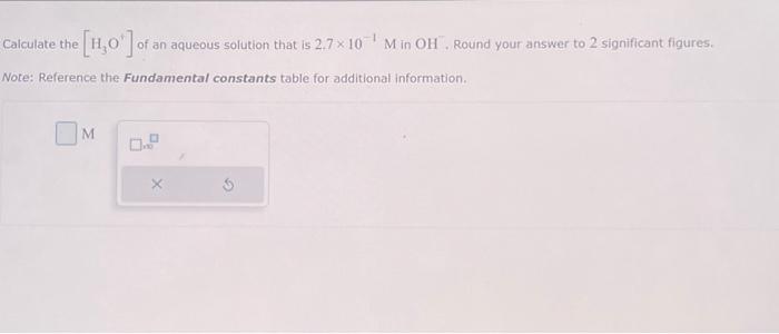 Solved Calculate the [H3O4] of an aqueous solution that is | Chegg.com