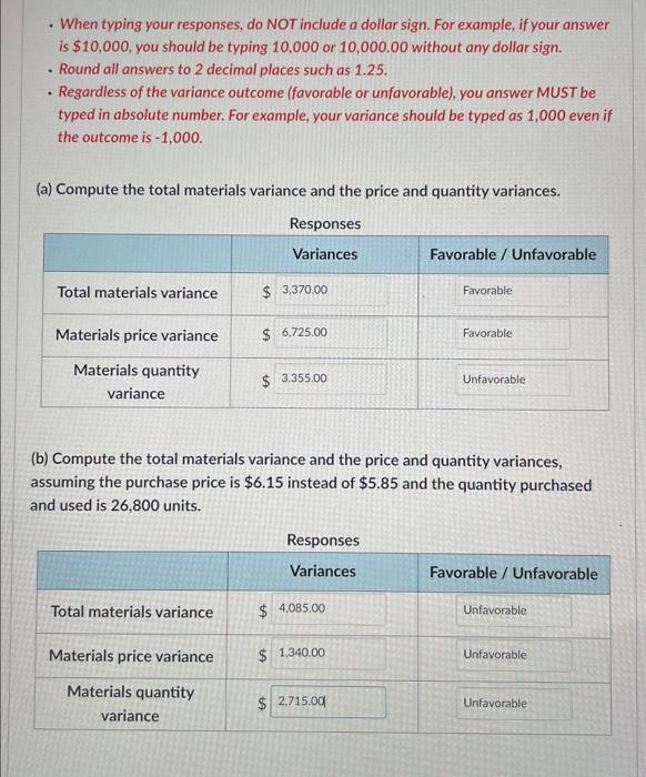 Solved #6. Please help!! Part B: for Materials quanity/ | Chegg.com