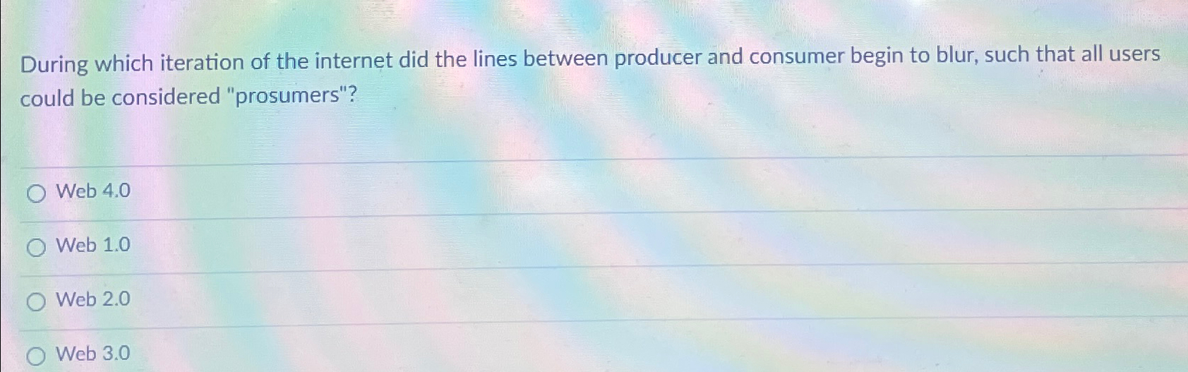 Solved During which iteration of the internet did the lines | Chegg.com