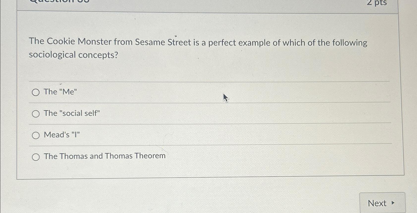 Solved The Cookie Monster from Sesame Street is a perfect | Chegg.com