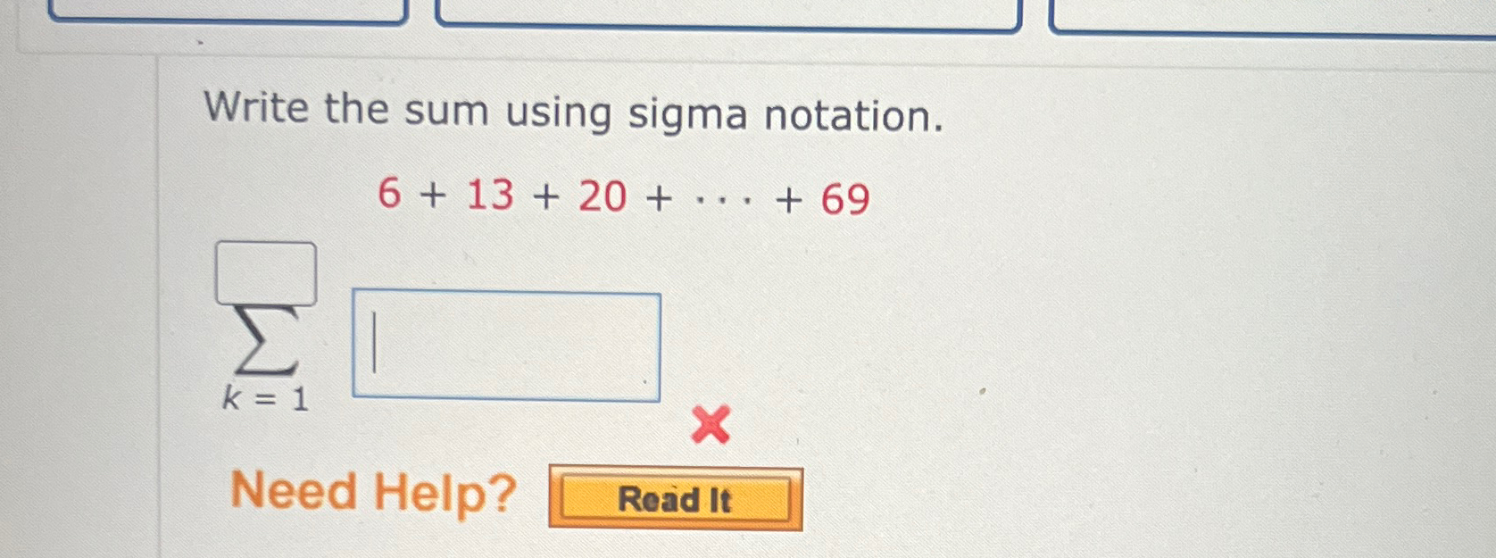 Solved Write the sum using sigma | Chegg.com