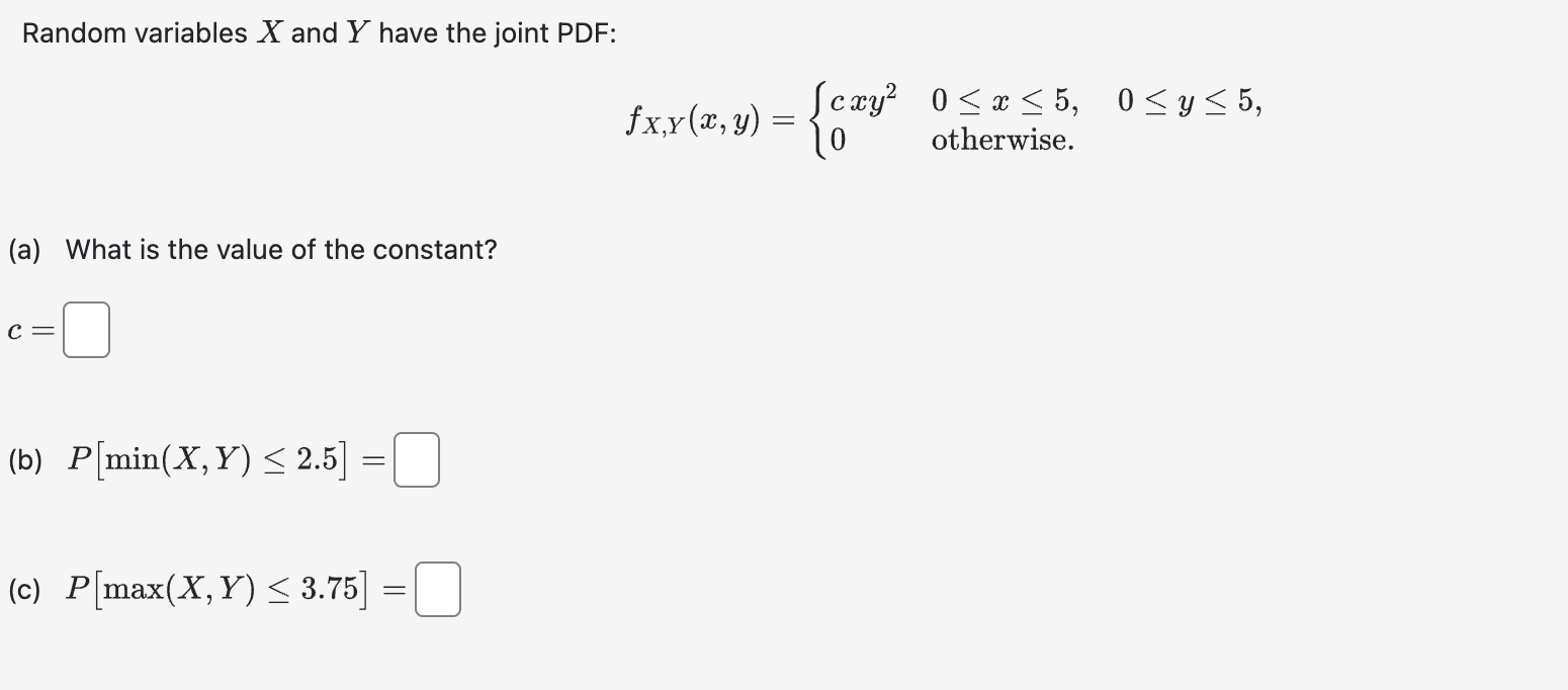 Solved Random variables x and Y have the joint | Chegg.com Solved Random variables x and Y have the joint | Chegg.com