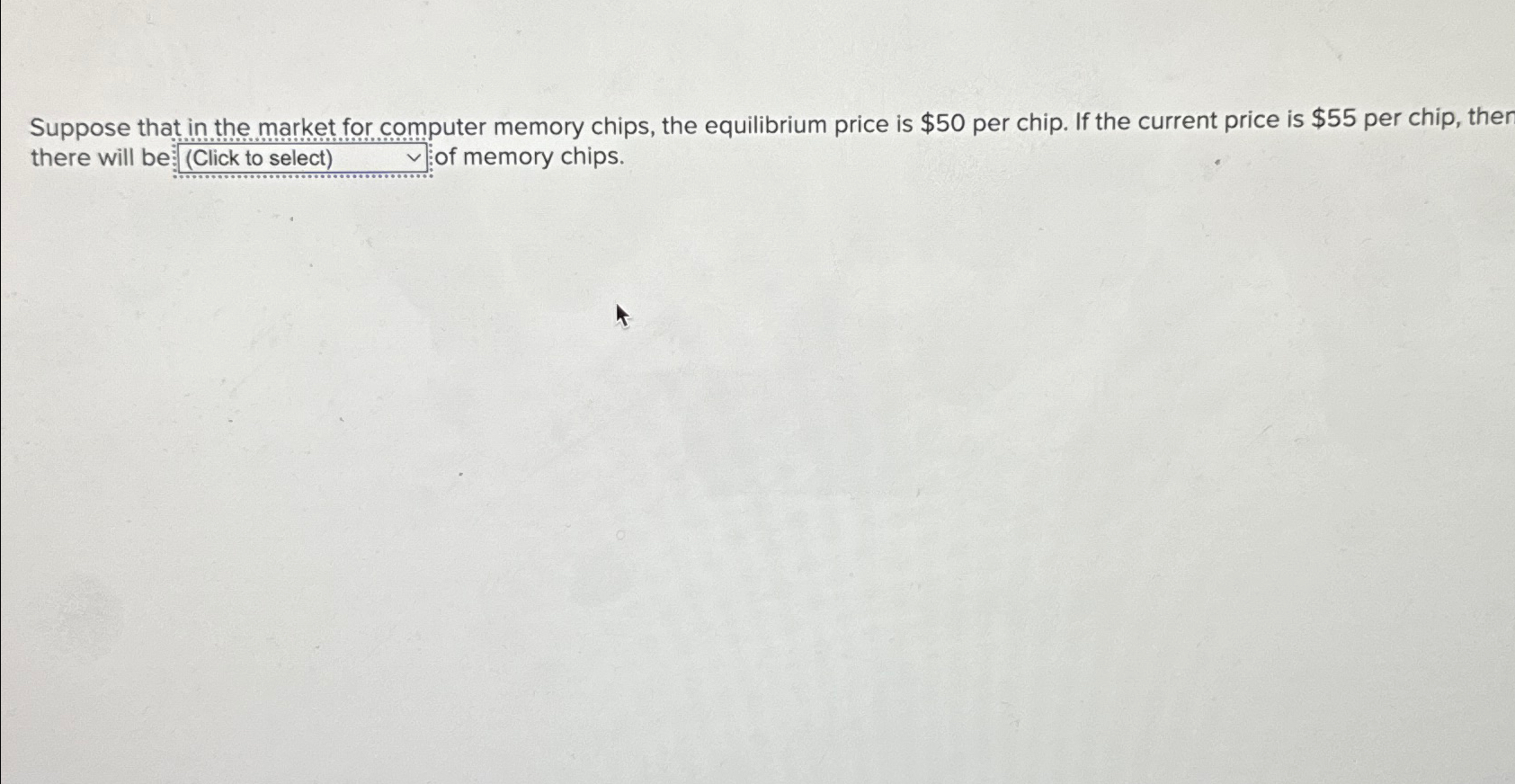 Solved Suppose that in the market for computer memory chips, | Chegg.com