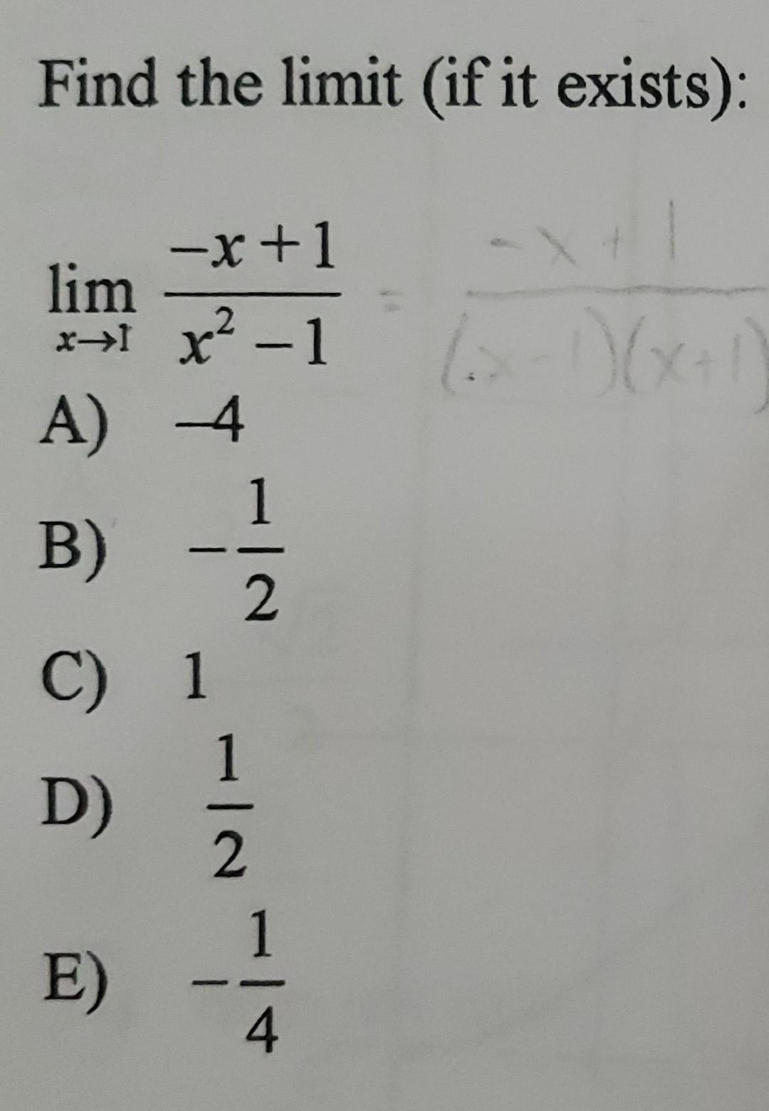 Solved Determine the limit (if it exists). | Chegg.com