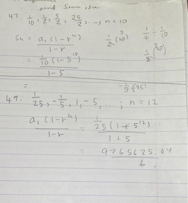 Solved can you solve number 47 and number 49 please. i have | Chegg.com