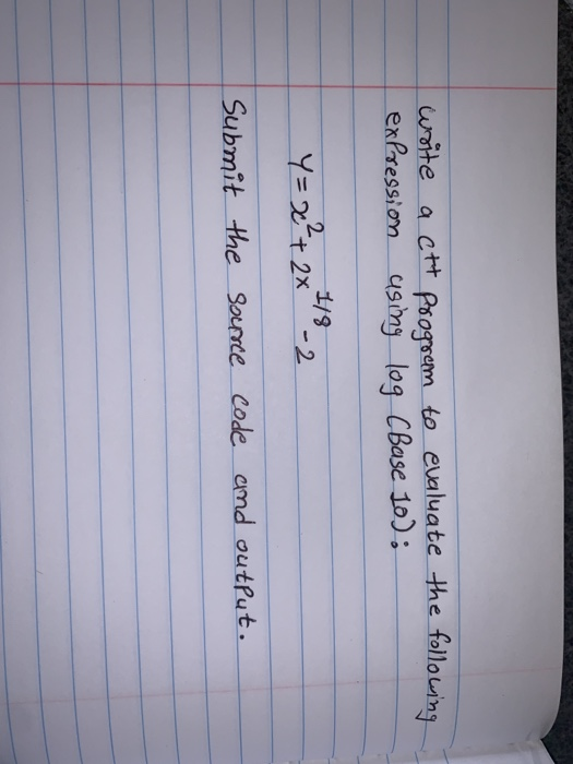 Solved Write A Ctt Program To Evaluate The Following