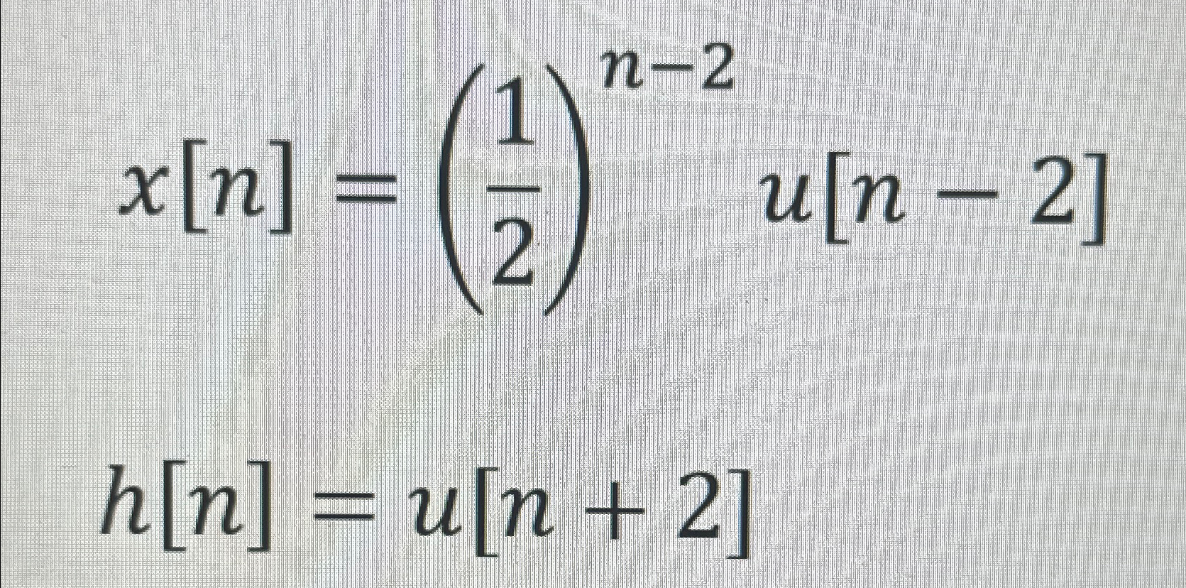 Solved Calculate the convolution of x[n] ﻿and h[n] | Chegg.com